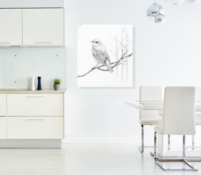 Original Rose Finch Art Print Giclee Print of a Bird Nature | Etsy