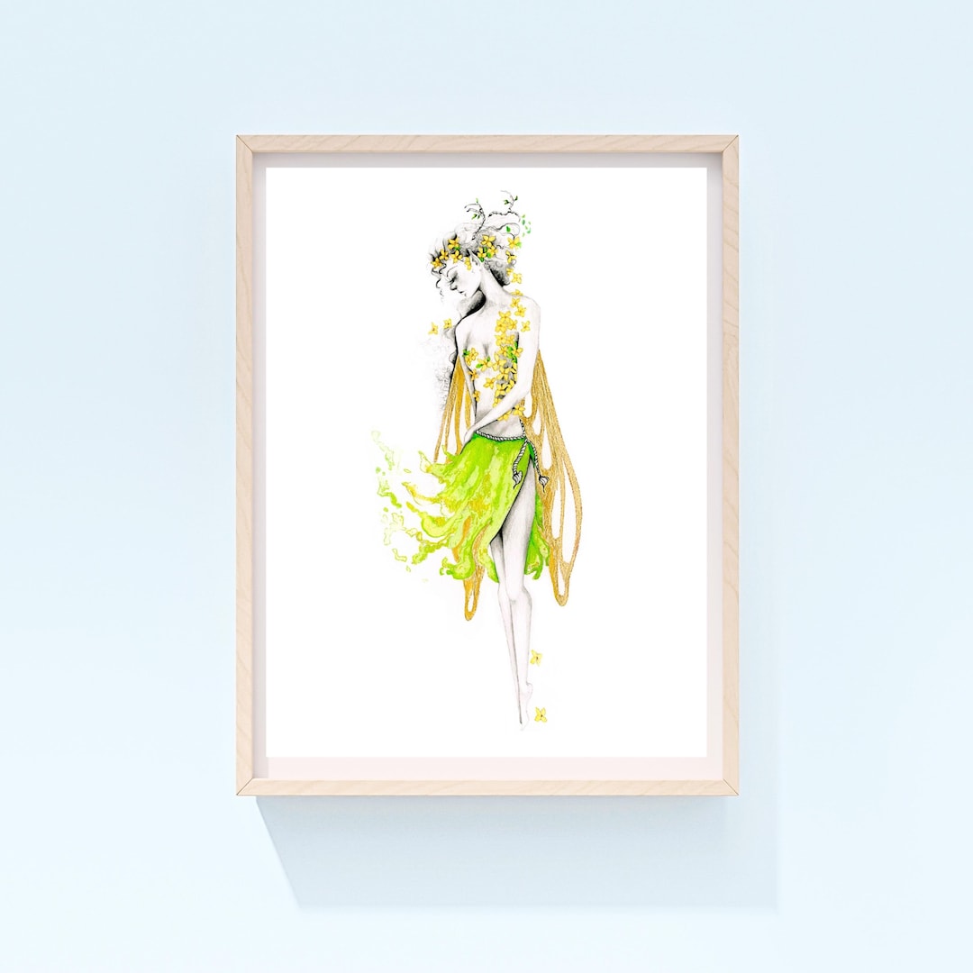 Father's Fairy Art Print Fairy Decor Fairy Home Decor Fairies Art Print ...
