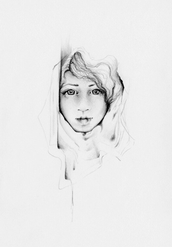 Modern Woman Drawing
