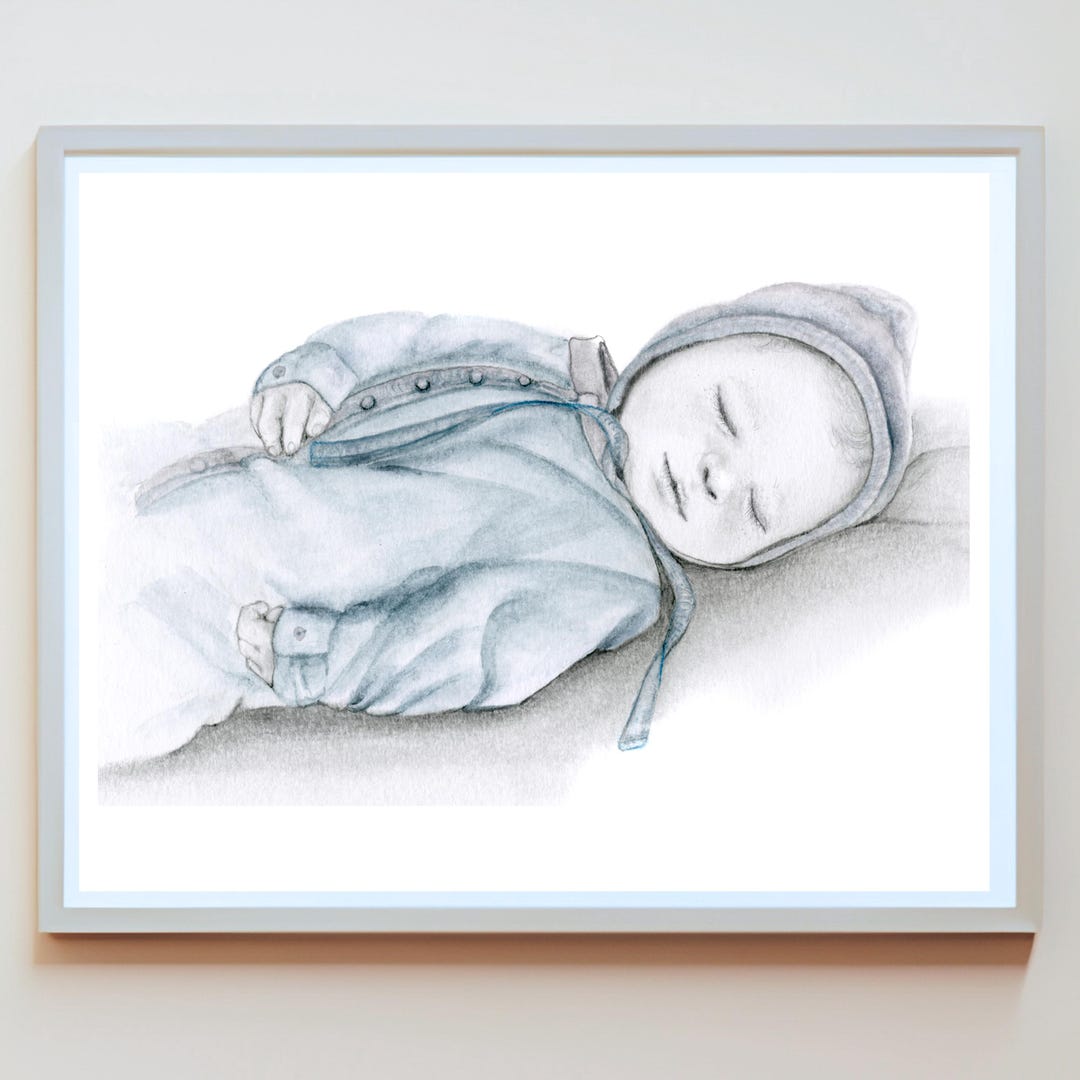 Stillborn Baby Gift for Mom and Dad Pregnancy Loss Memorial Wall Art ...