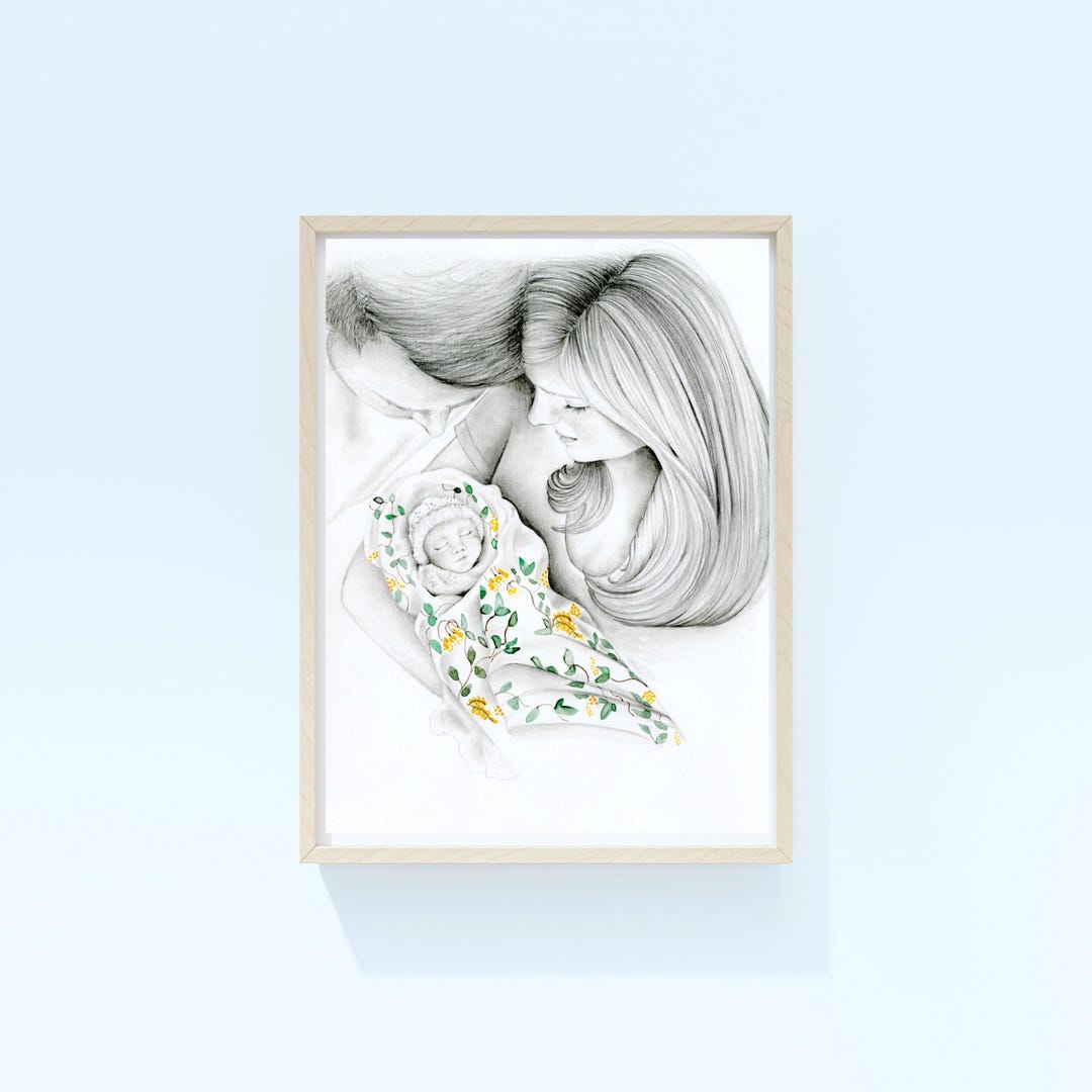 Stillborn Baby Gift Mom and Dad Pregnancy Infant Loss Memorial Wall Art ...