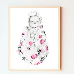 Custom Portrait Drawing Art, Miscarriage Pregnancy Baby Loss, Stillborn ...
