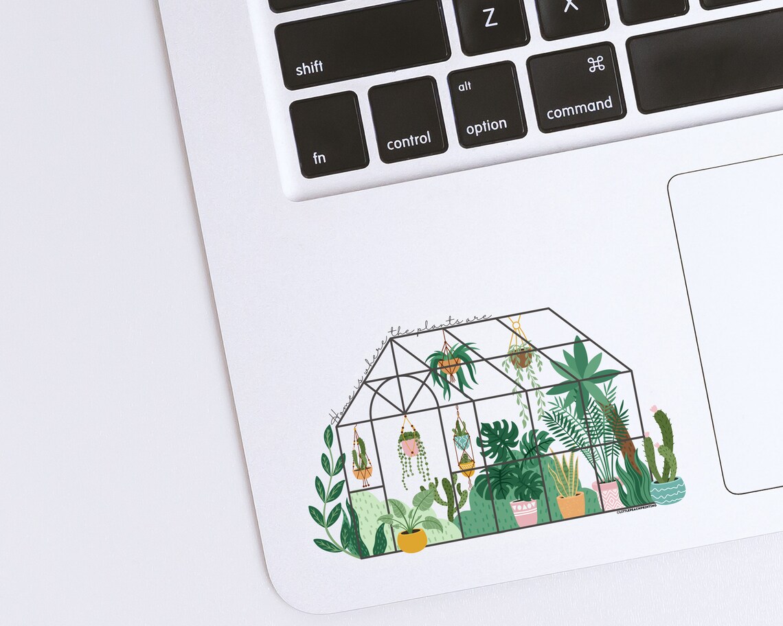 Transparent Greenhouse Sticker, Best Friend Gift, Houseplant, Cute ...