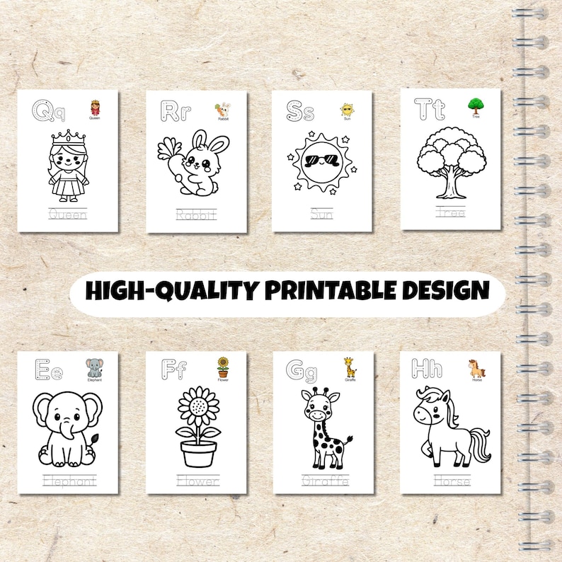 Alphabet Tracing With Coloring Pages | A-Z Preschool Printable ...