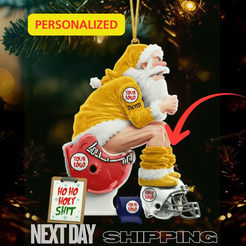 Pooping Santa - Etsy