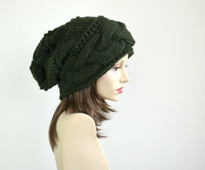 Cable Knit Hat Women Toque Women Wool Wınter Beanie Knit | Etsy