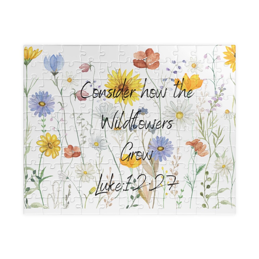 Nature-inspired Puzzle With Wildflower Design, 110, 252, 520, 1014 ...