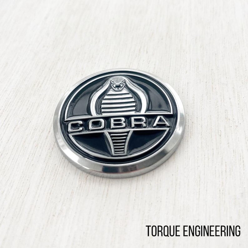 Shelby Cobra Badges “BLACKOUT” AC Mustang GT500 GT350 Badge - Etsy