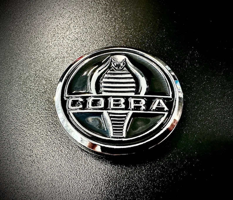 Shelby Cobra Badges “BLACKOUT” AC Mustang GT500 GT350 Badge - Etsy