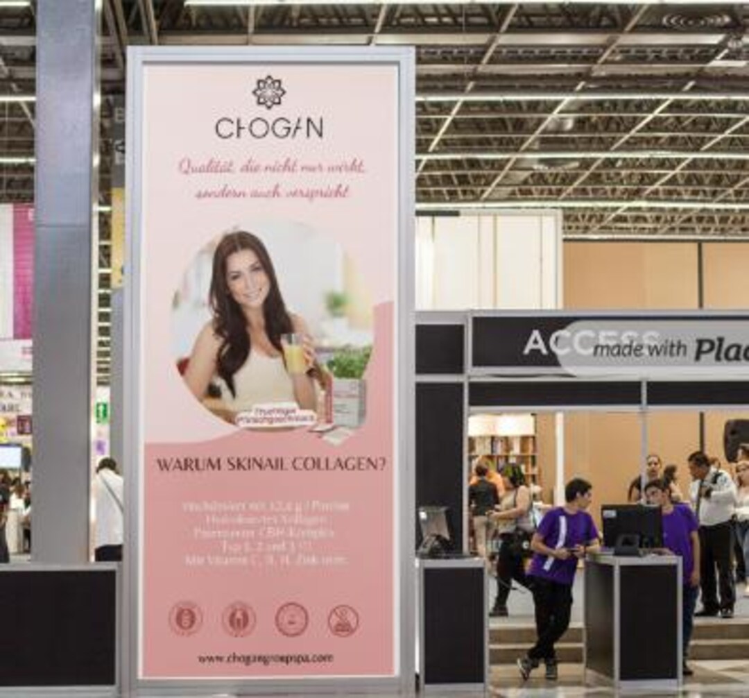 Roll-up Banner 85 X 200 Cm | Chogan Advertising Banner Collages for ...