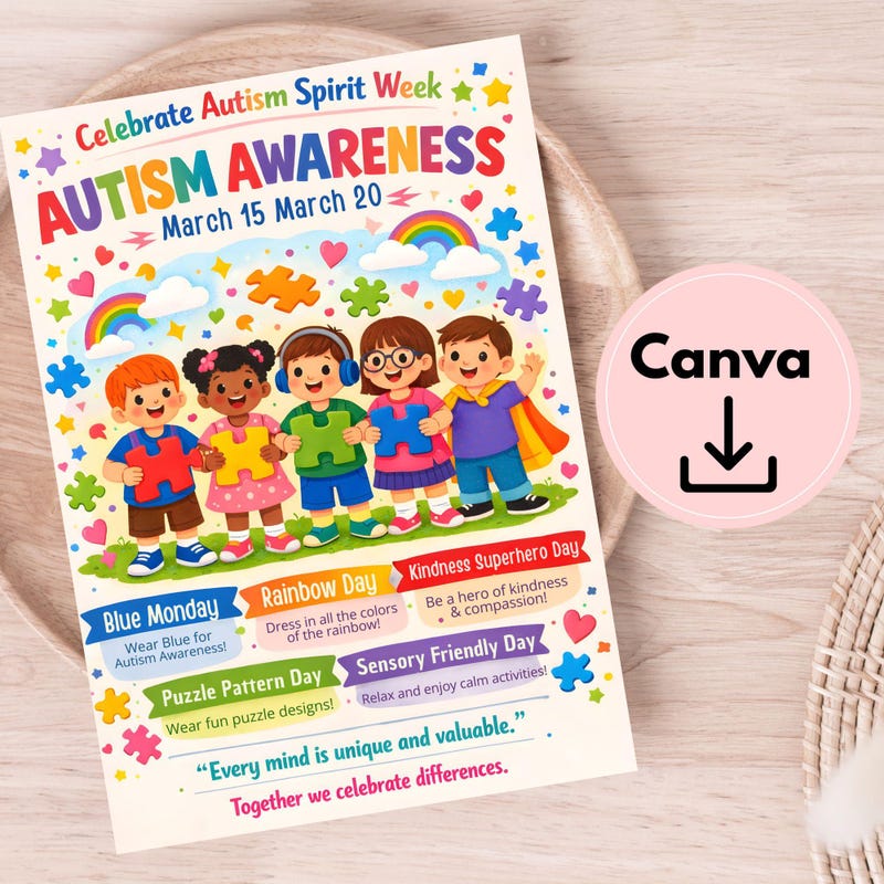 Autism Awareness Poster - Etsy