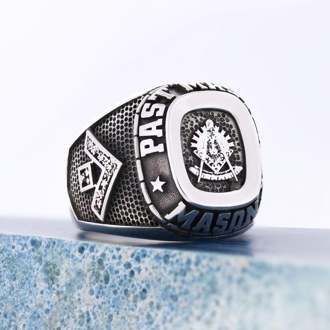 Personalised Freemason Ring – Sterling Silver Masonic Jewellery ...