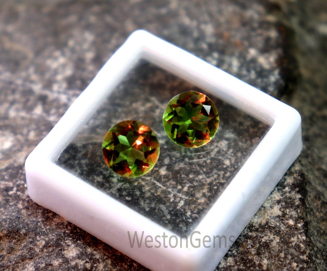 6mm Pair of Color Changing Alexandrite Stone 2piece(s) Natural ...