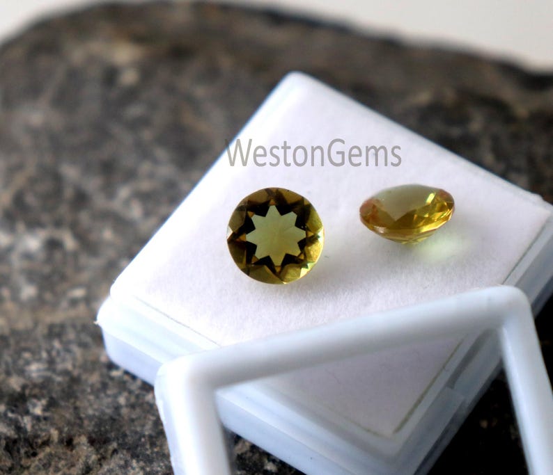 8mm Pair of Color Changing Alexandrite Stone 2piece(s) Natural ...