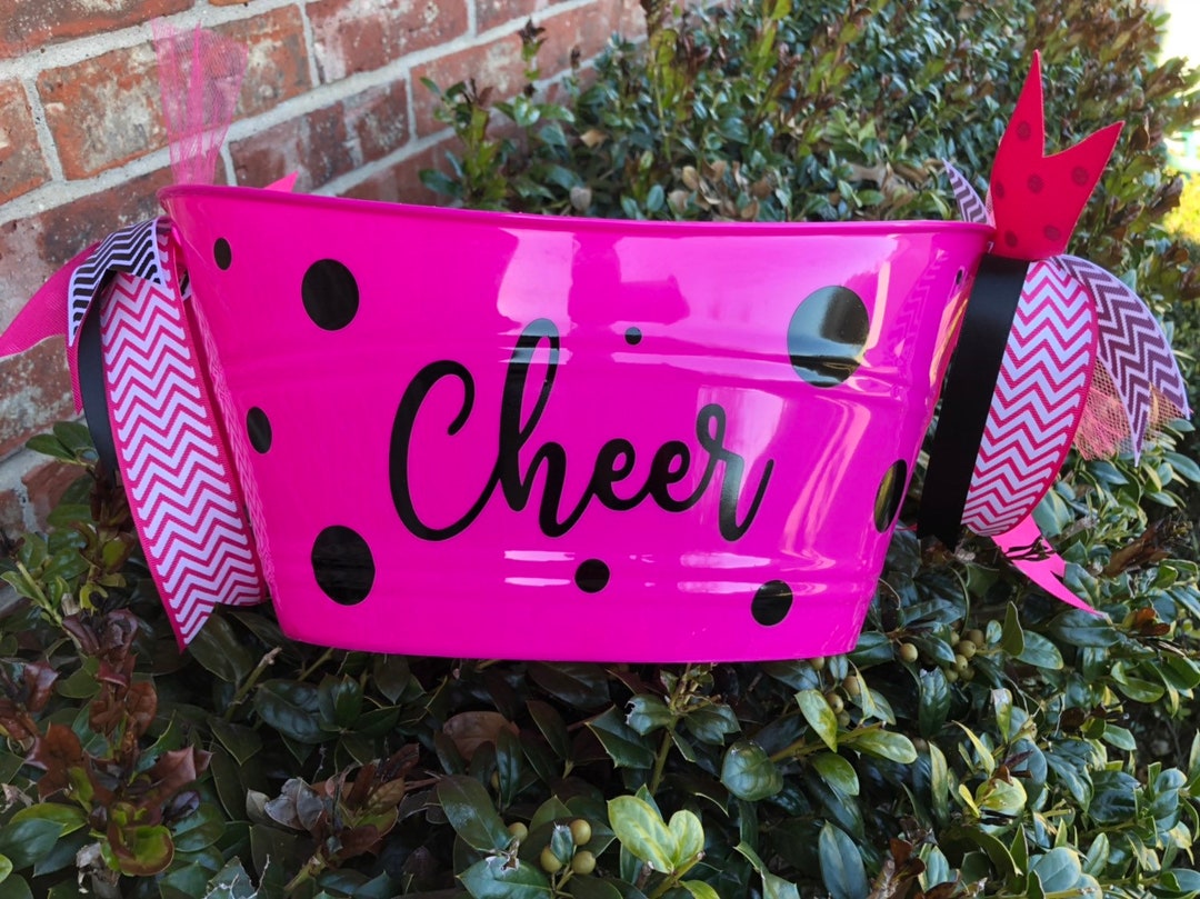 Cheer Bucket-go Team-coach Gift-squad Gift-cheer Team-gift Basket-room ...