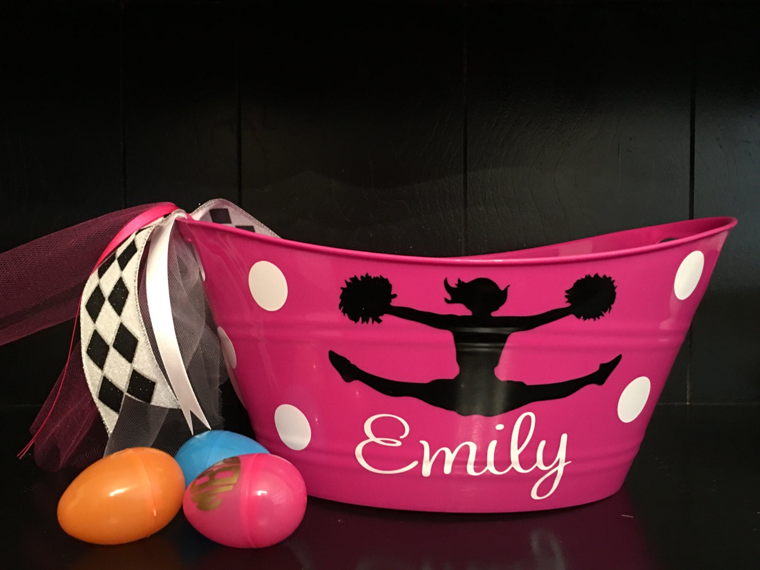 Personalized Easter Basket-best Cheer Gift-cheerleader-party - Etsy