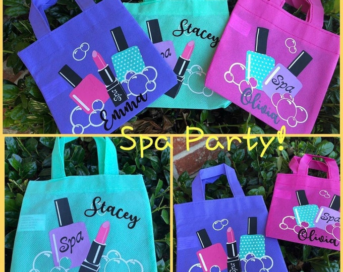 Spa Party Favor Bags Spa Party Spa Birthday Spa Birthday - Etsy