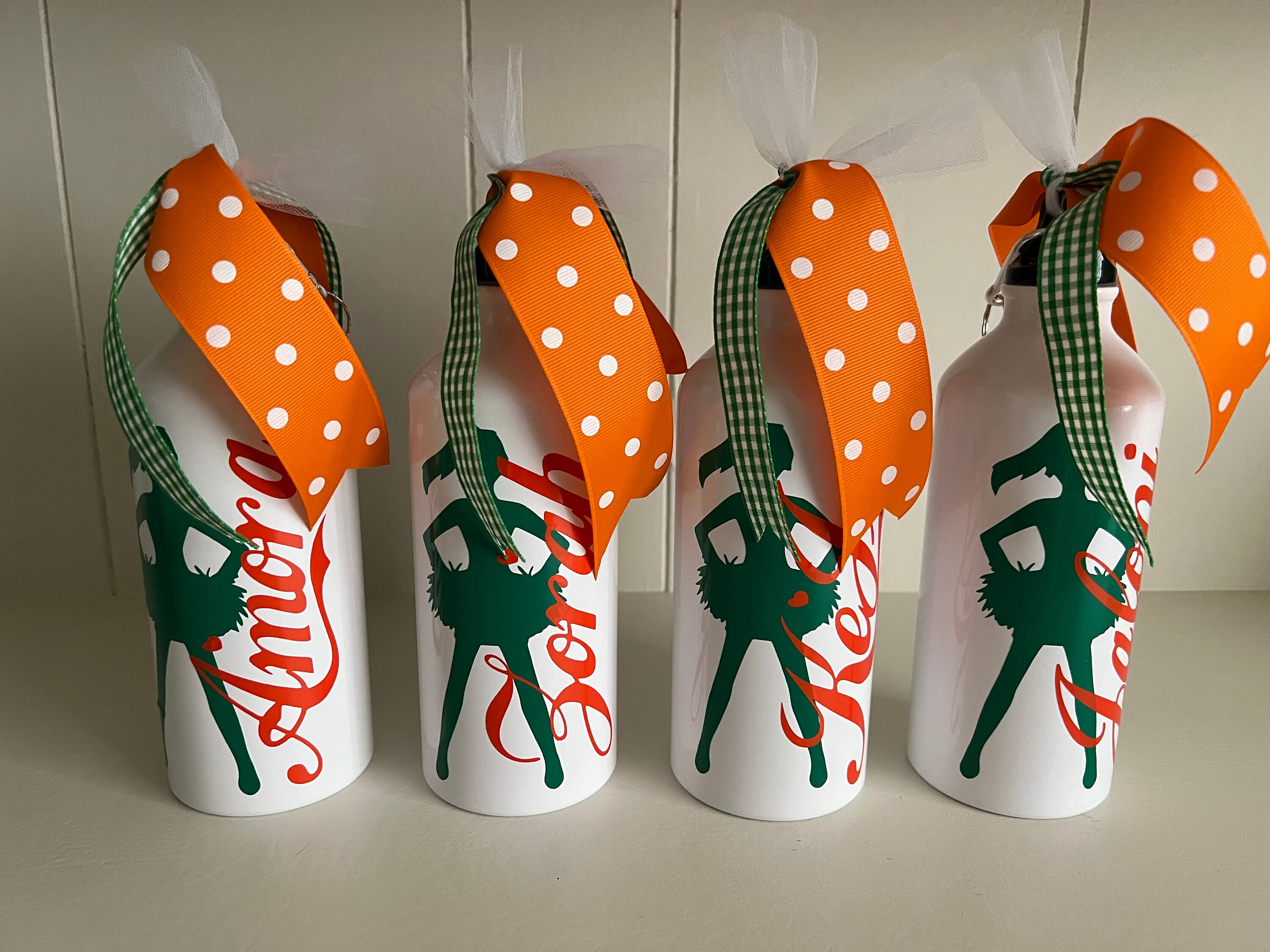 Personalized Cheer Bottles Cheerleader Cheer Team Gifts Cheer Squad ...