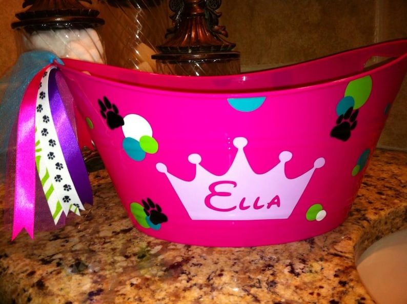 Personalized Dog Bucket Cat Bucket Dog Toy Bucket Cat - Etsy