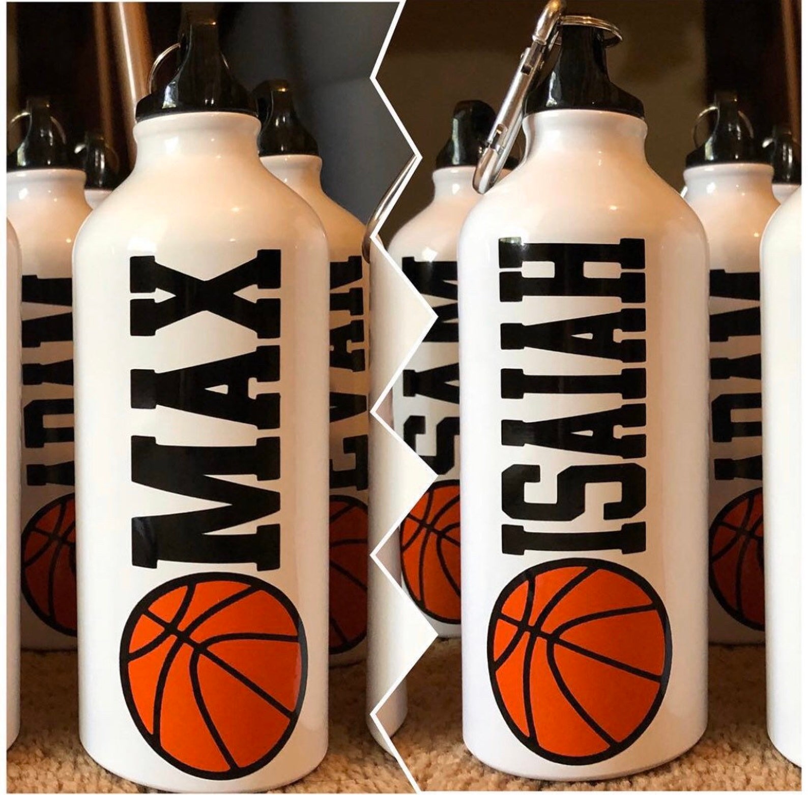Personalized Team Water Bottles-cheerleading-soccer-tennis-basketball ...