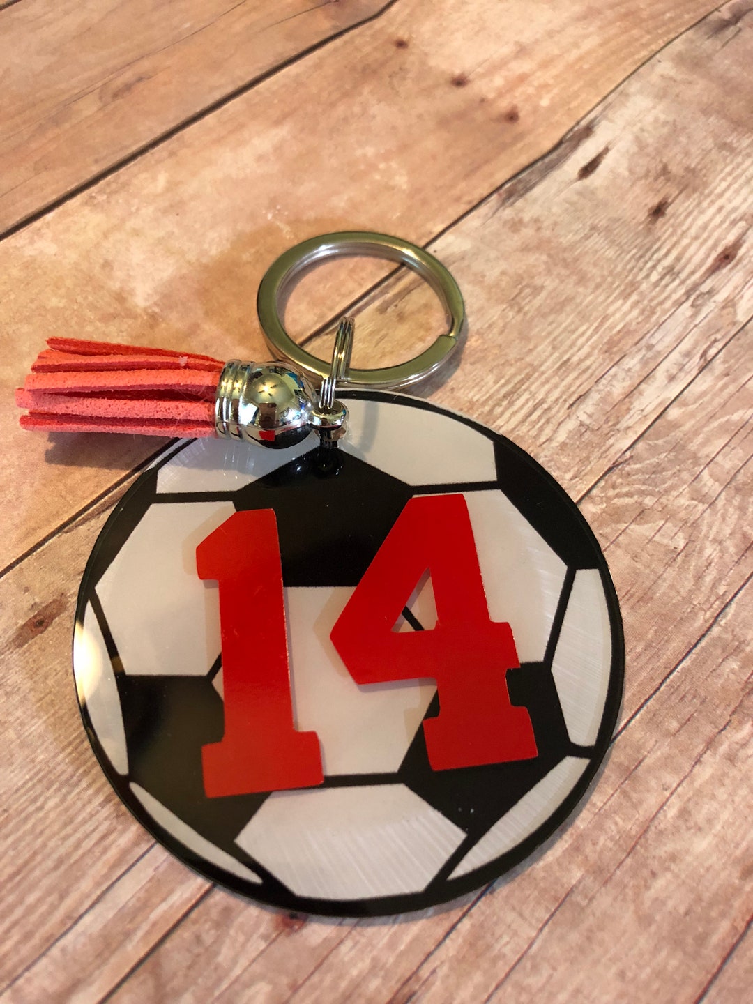 Personalized Soccer Key Chain - Soccer - Soccer Key Chain - Soccer Key ...