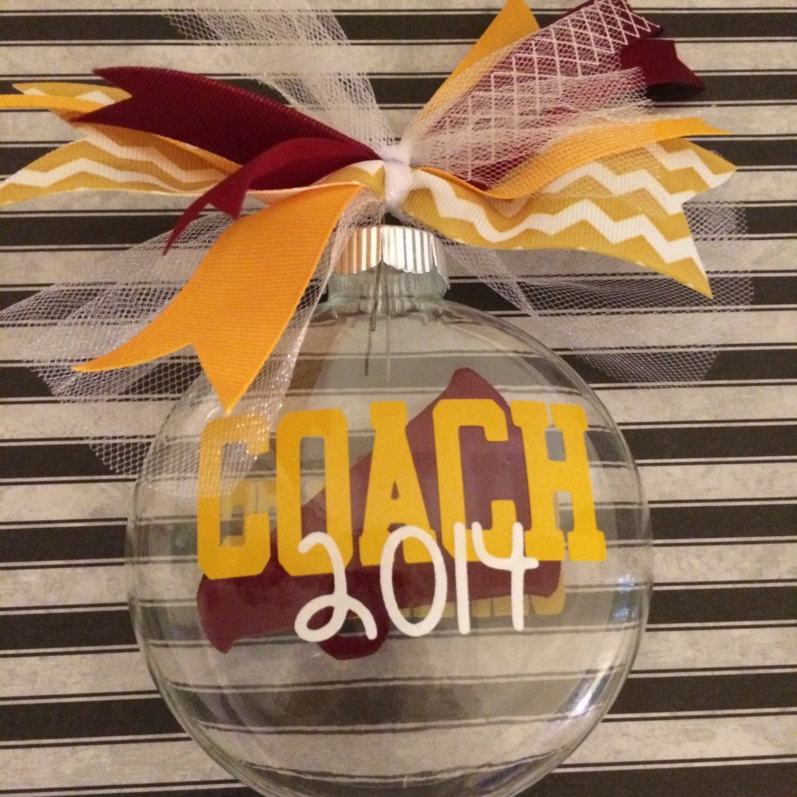 Personalized COACH Ornament Team Gifts Christmas Ornament - Etsy