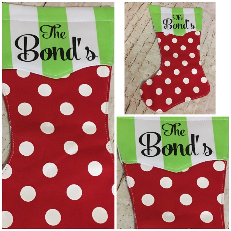 Personalized Polka Dot Flag Yard Flag Christmas Flag Camper Flag RV ...