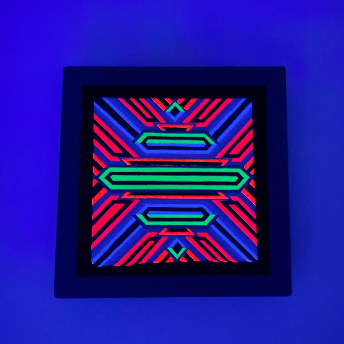 Gem 7 Op Art Painting - Etsy