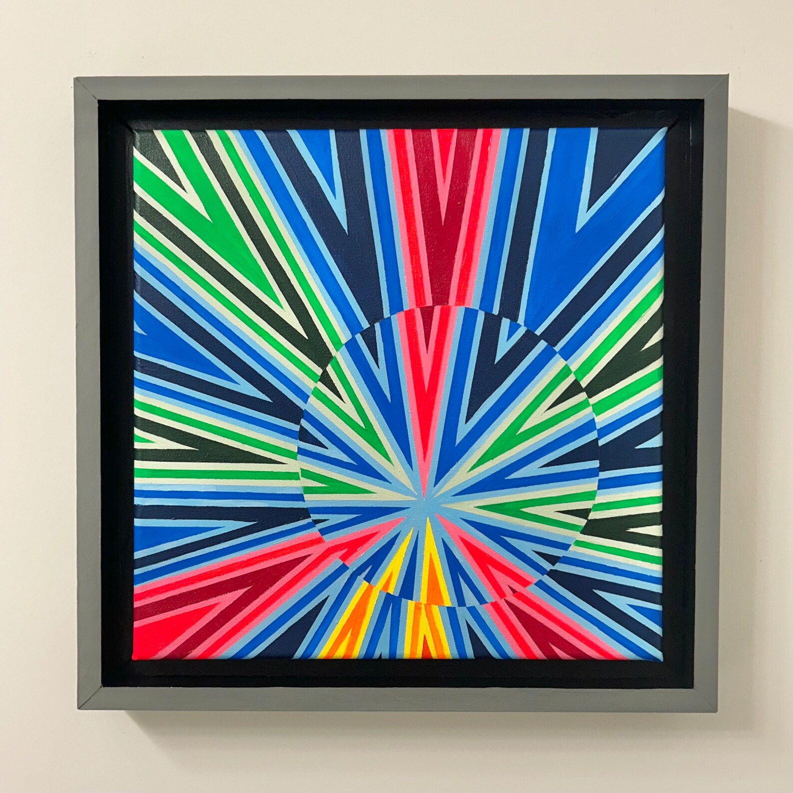 STROBE Op Art Painting - Etsy