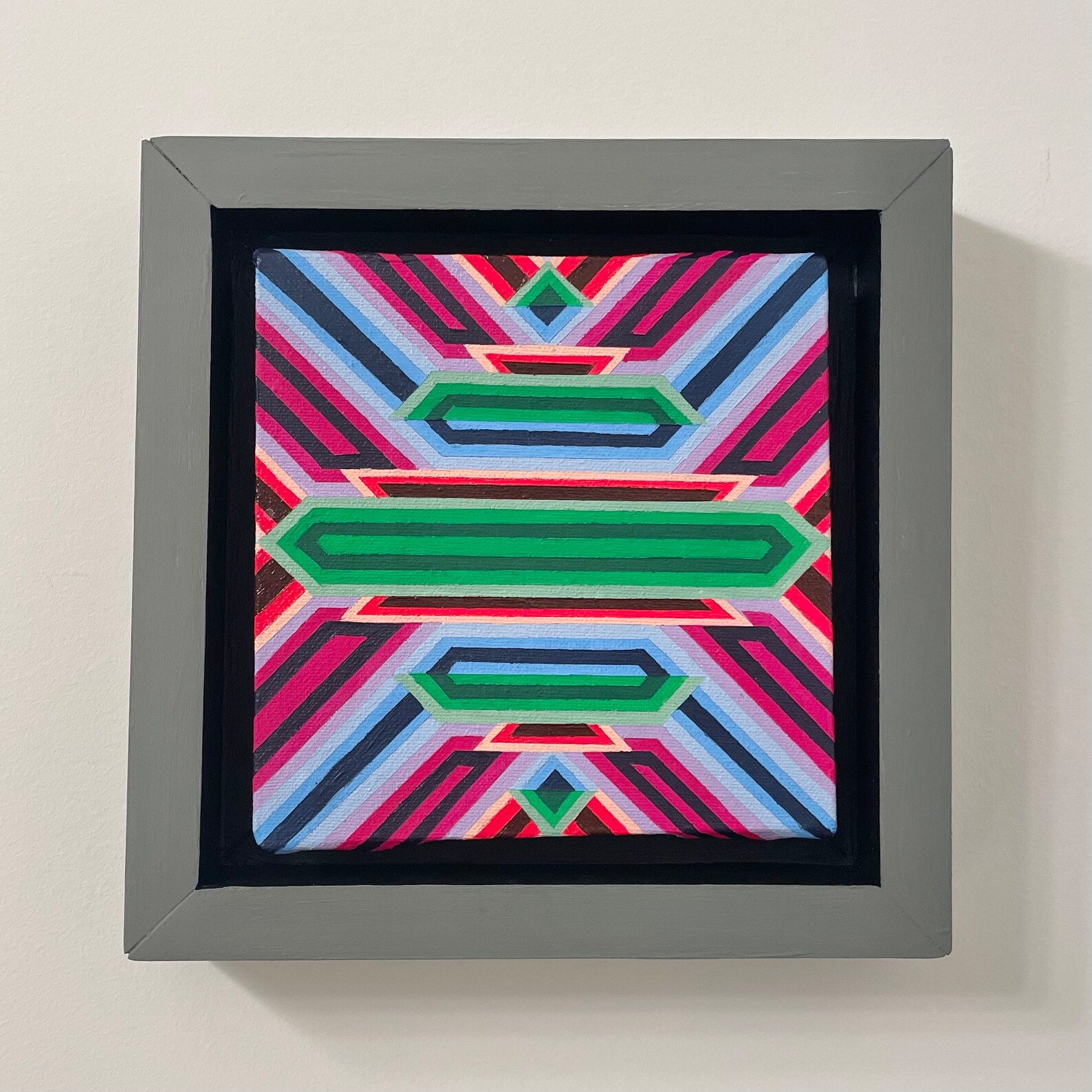 Gem 7 Op Art Painting - Etsy