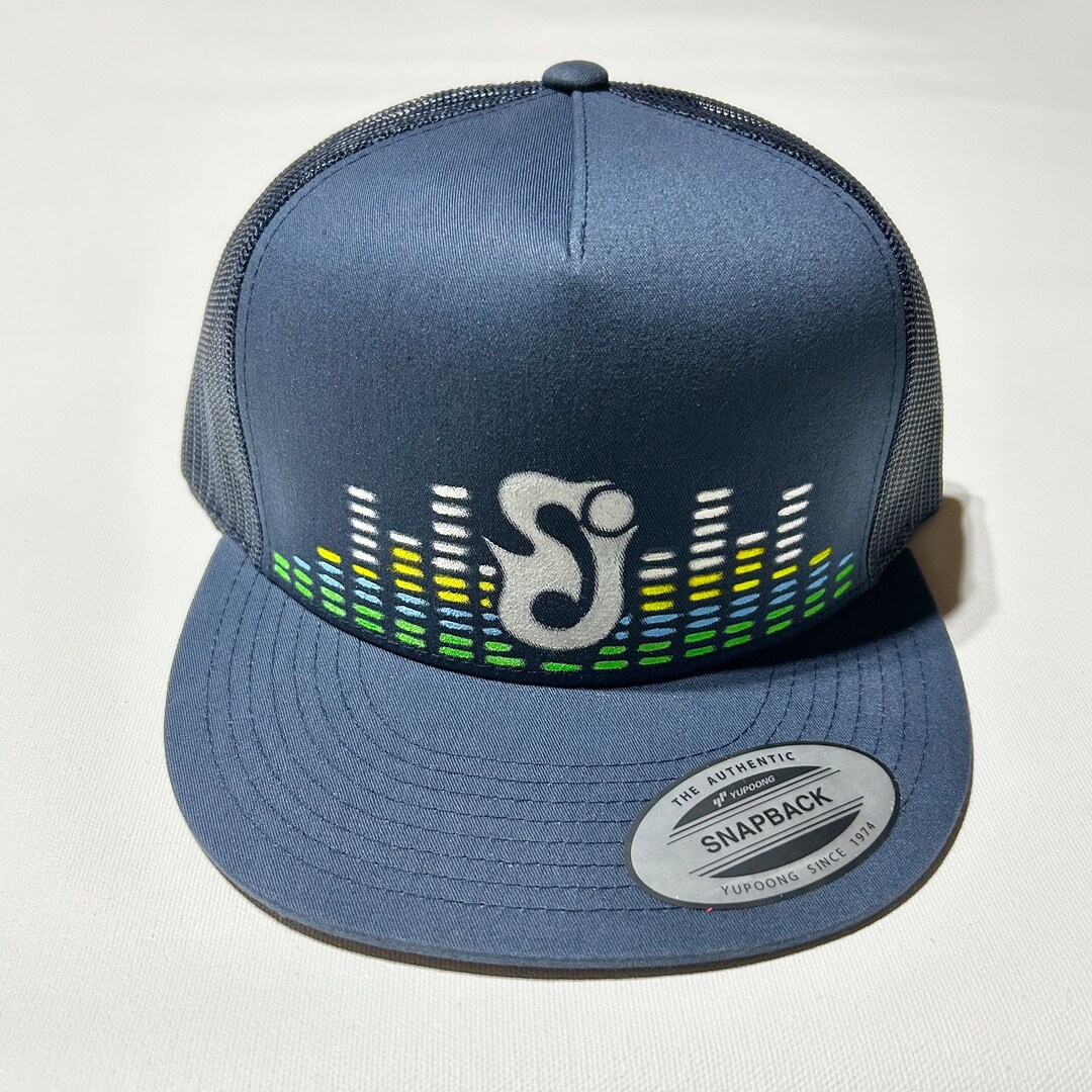 String Cheese Incident Navy Blue Equalizer Snap Back Hat - Etsy