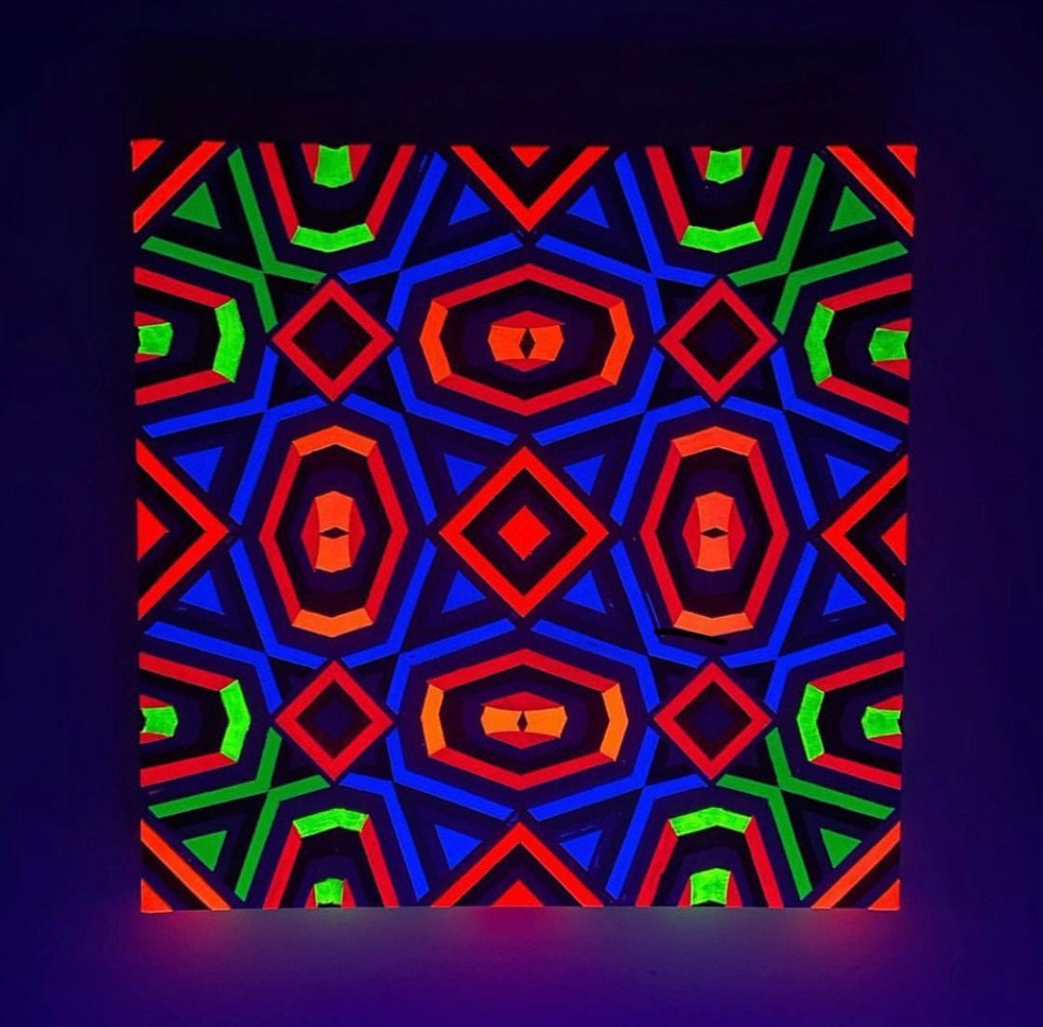 Op Art Globe Painting - Etsy