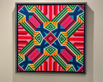 3D OP ART GLOBE Painting - Etsy