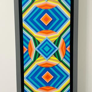3D OP ART Painting - Etsy