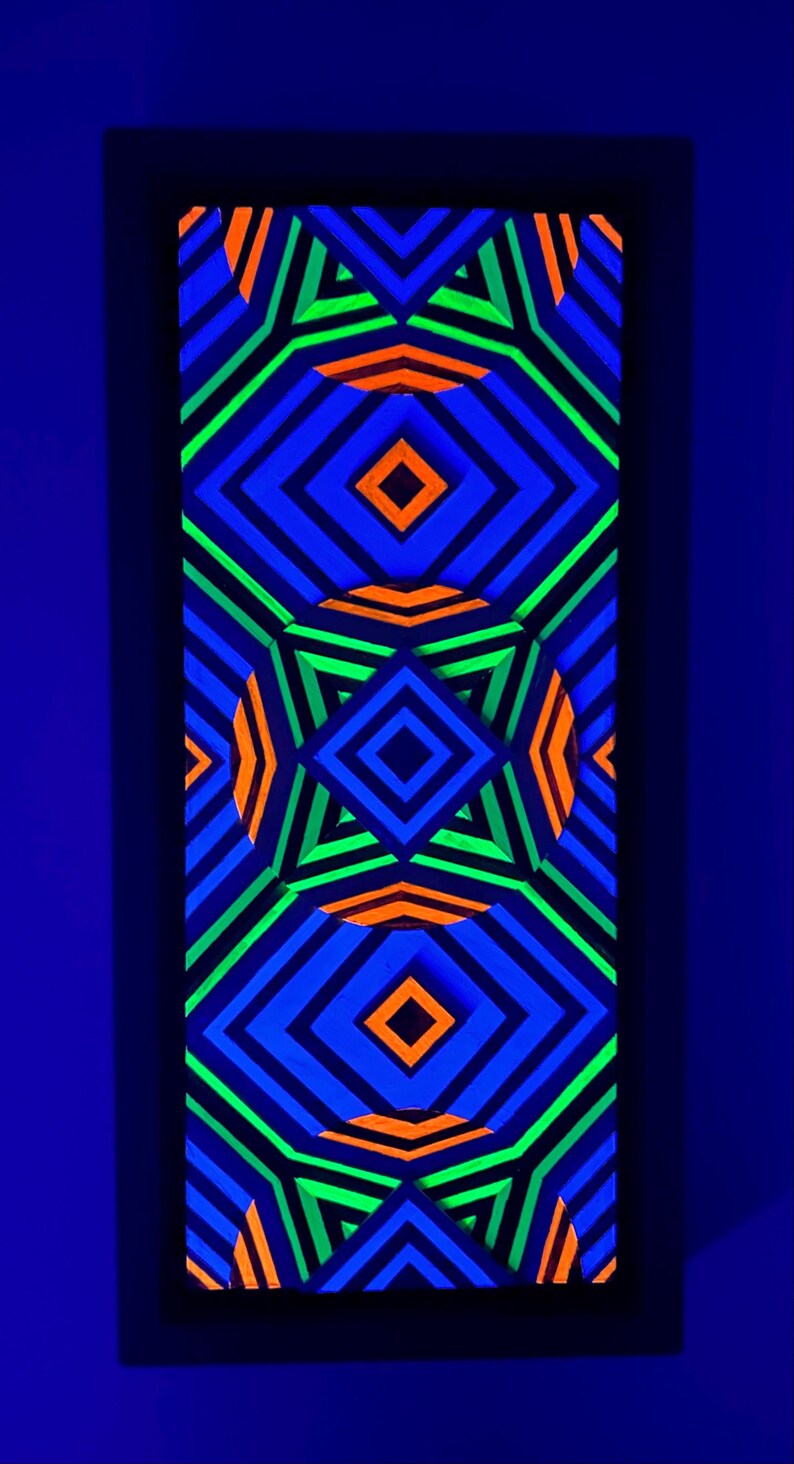 3D OP ART Painting - Etsy