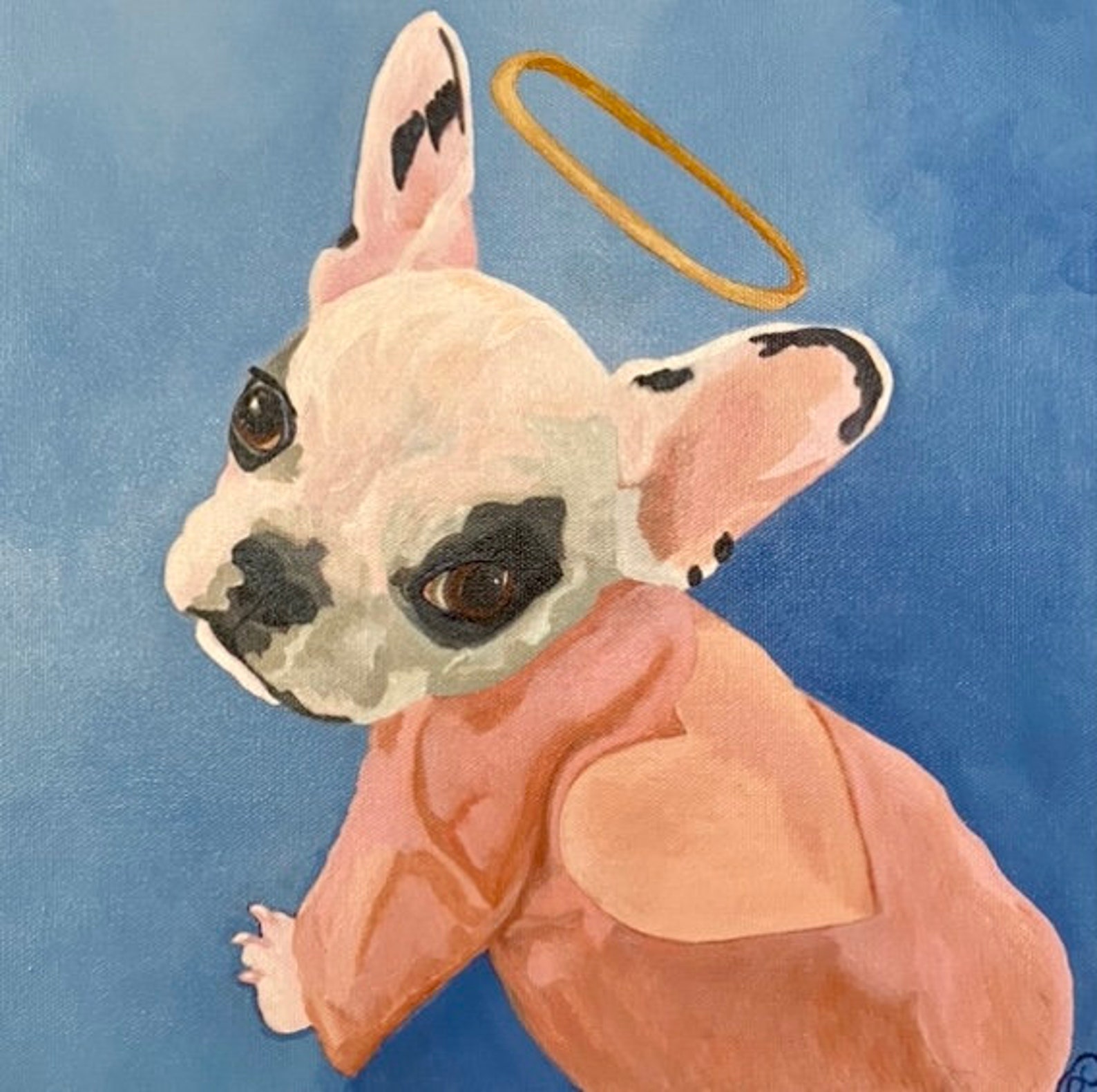 Pet Portrait Painting From Your Photo. Send Me a Cute Photo and I Will ...