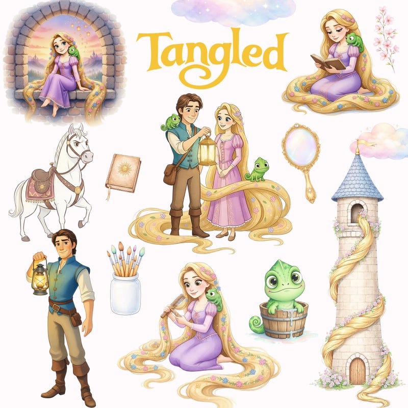 Tangled Flowers - Etsy