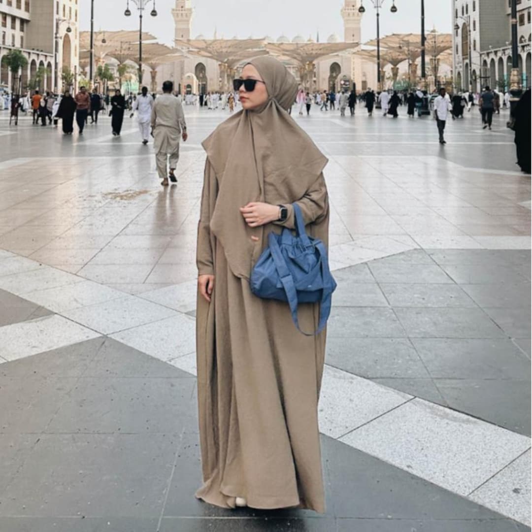 Abaya Set With Khimar | Umrah Hajj Outfit for Women | Modest Islamic ...