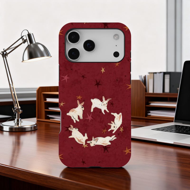 Vintage Rabbit Phone Case - Etsy
