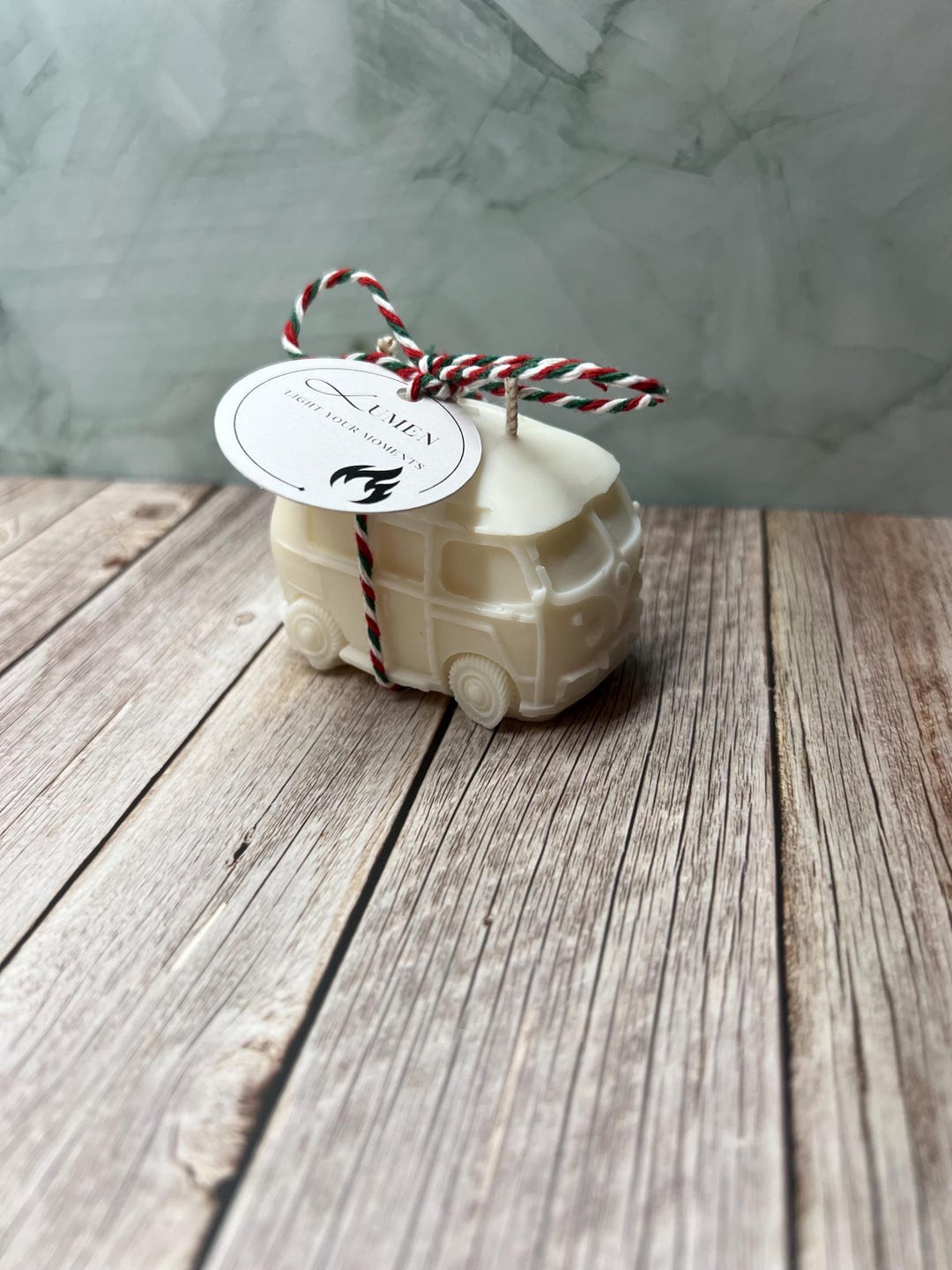 Handmade Mini Bus Candle: Lavender Scented Soy Wax - Forest Animal ...