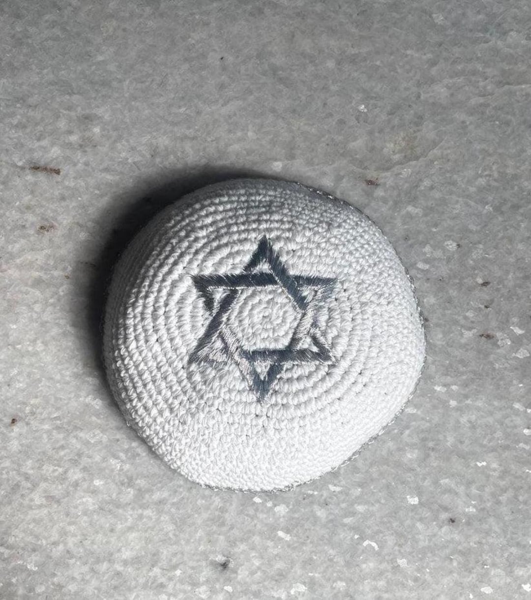 2X Star of David Knitted Kippah, Knitted Yarmulke, Made in Israel ...