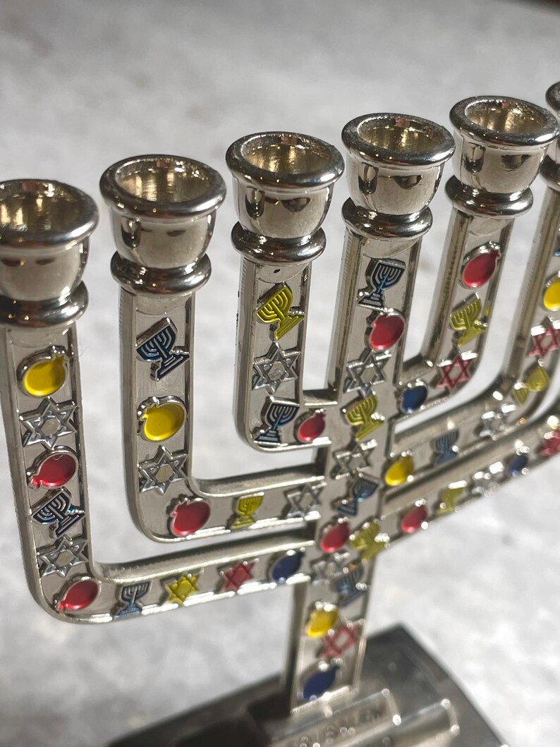 Menorah From Israel, Bar Mitzvah, Judaica Jewish Gift, Handmade Menorah ...