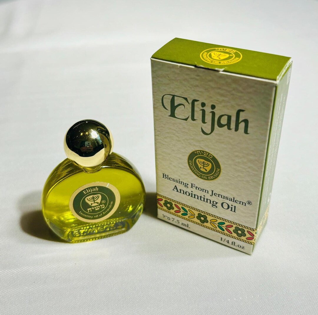 2x Anoiting Oil From Israel, Anointing Oil Bottle, Elijah Anointing Oil ...