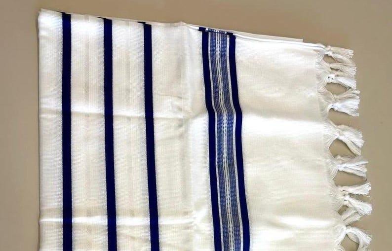 Kosher Tallit Prayer Shawl, "diamond" Tallit, Enhanced Type A ...