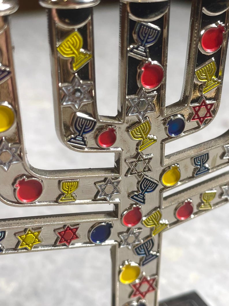 Menorah From Israel, Bar Mitzvah, Judaica Jewish Gift, Handmade Menorah ...