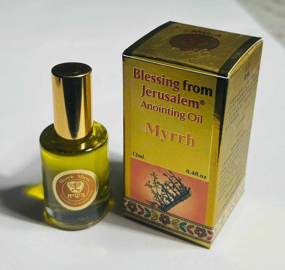 Anoiting Oils From Israel, Anointing Oil Bottle, Myrrh Anointing Oil ...