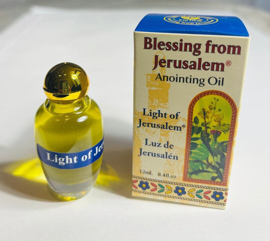 2X Anoiting Oil From Israel, Anointing Oil Bottle, the Light of ...