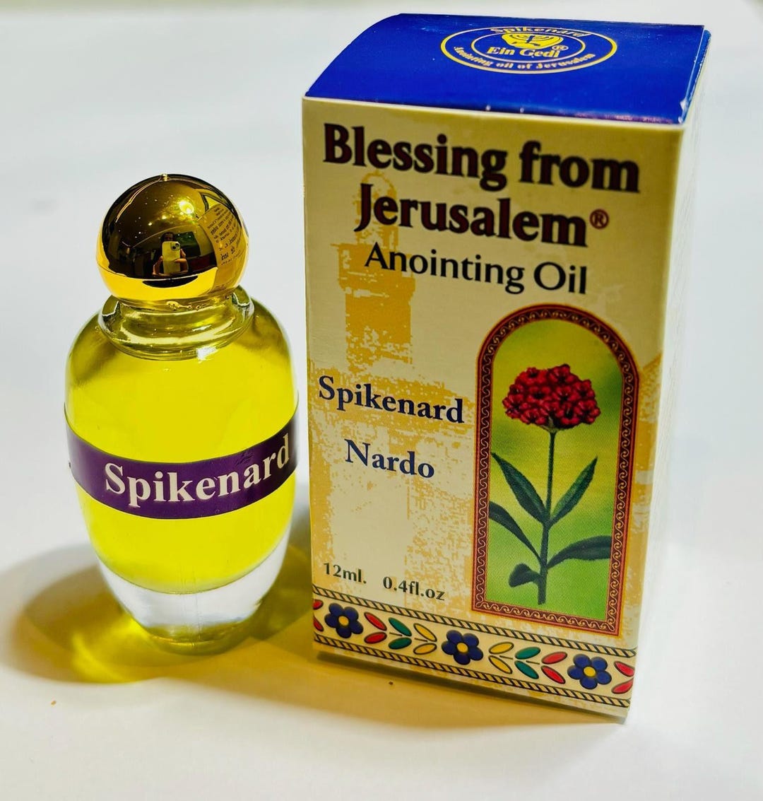 2x Anoiting Oil From Israel, Anointing Oil Bottle, Spikenard Anointing ...