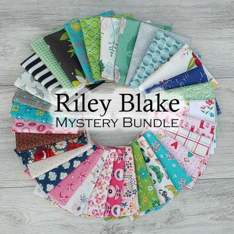 Riley Blake Fabrics in 8 16 and 32 Piece Mystery - Etsy