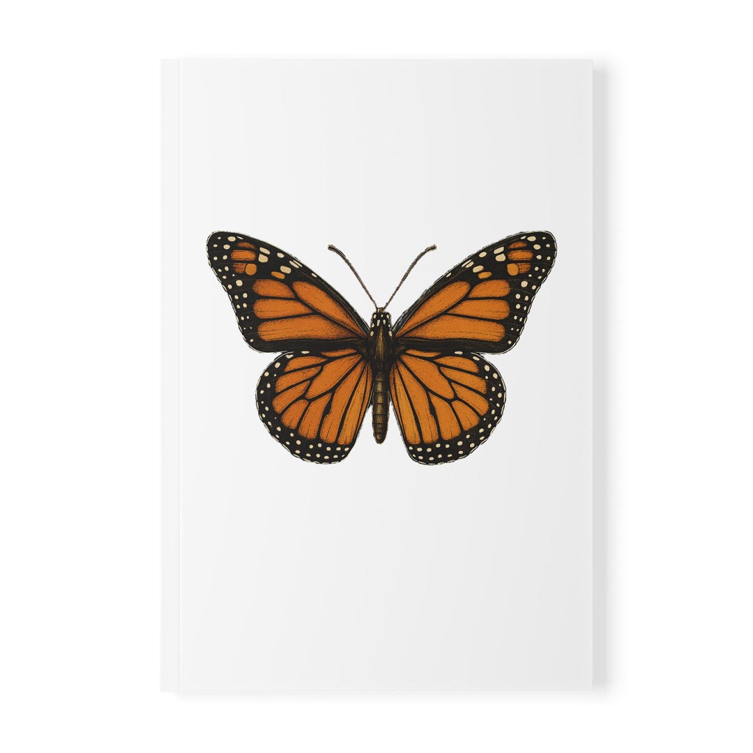 Monarch Butterfly Softcover Notebook - Etsy